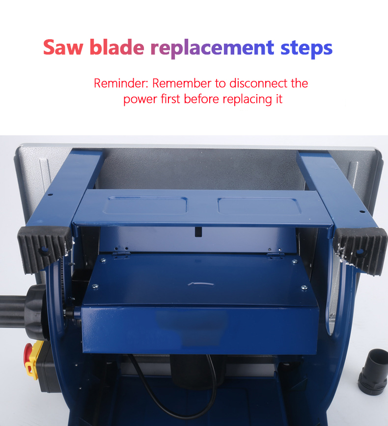 1800W 8-inch Professional Table Saw machine for wood bench cutting ...