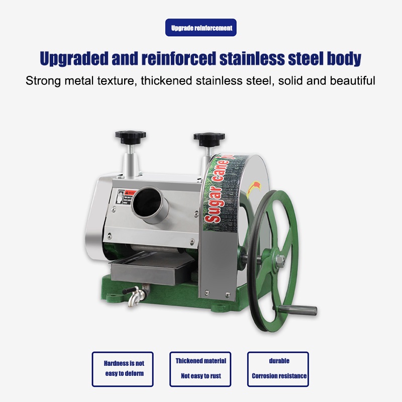 Manual Sugar Cane Juice Extractor Stainless Rollers Heavy Duty | Shopee ...