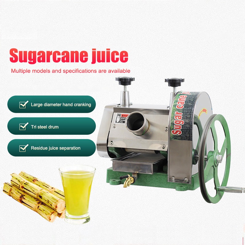 Manual Sugar Cane Juice Extractor Stainless Rollers Heavy Duty | Shopee ...