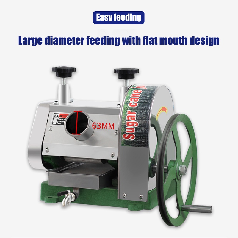 Manual Sugar Cane Juice Extractor Stainless Rollers Heavy Duty | Shopee ...