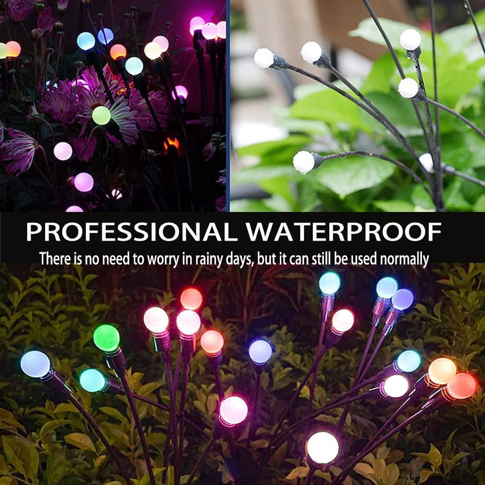 LED Solar Firefly Outdoor Light Waterproof LED Solar Landscape Lighting ...