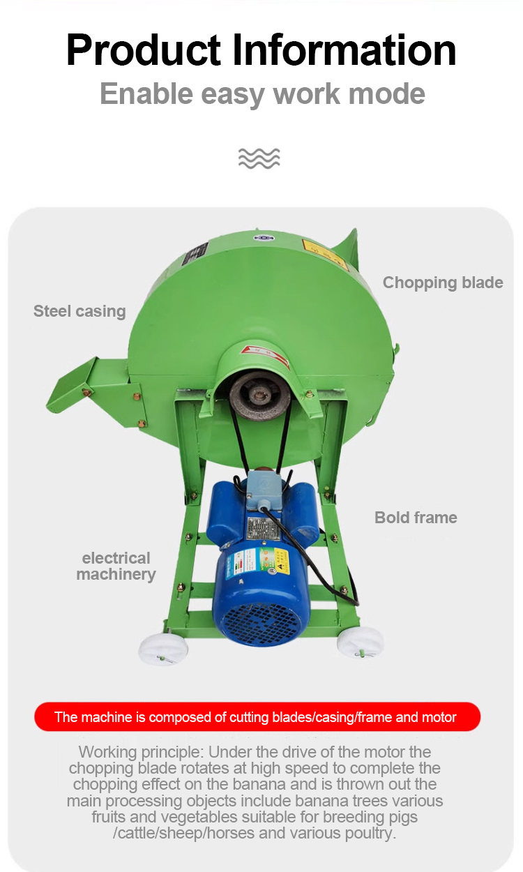 BananaTree Crusher Banana Stem Plantain Tree Shredder Machine Fresh ...