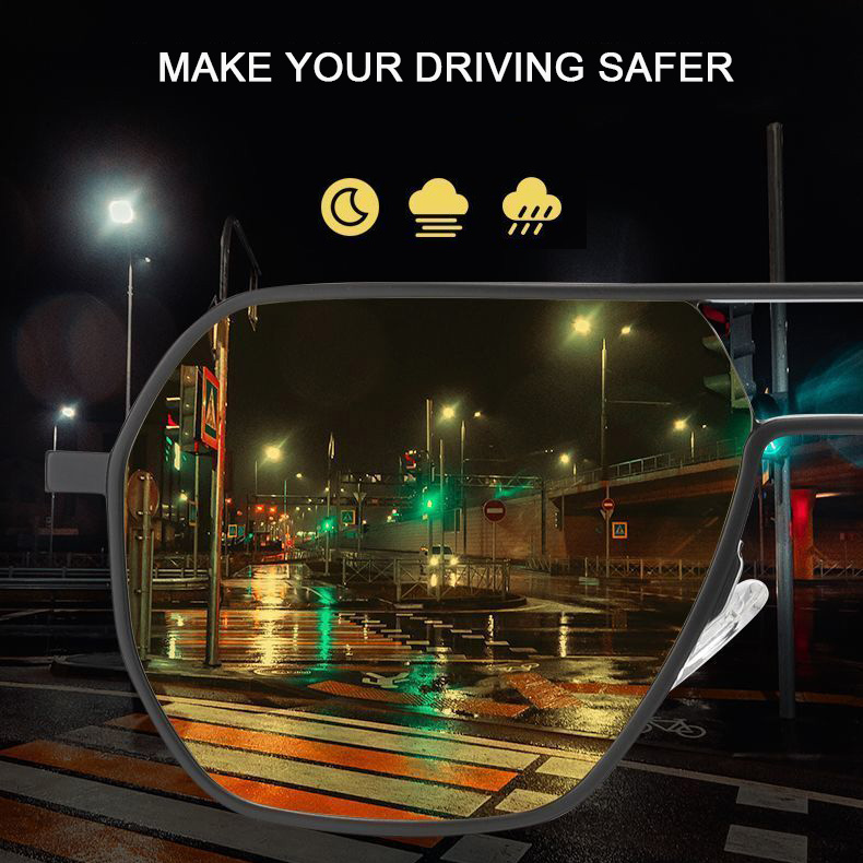 Night Glasses Polarized Yellow Sunglasses Clear Vision For Driving ...