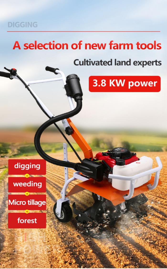 Rotary cultivator Scarifier gasoline Micro cultivator mower rotary ...