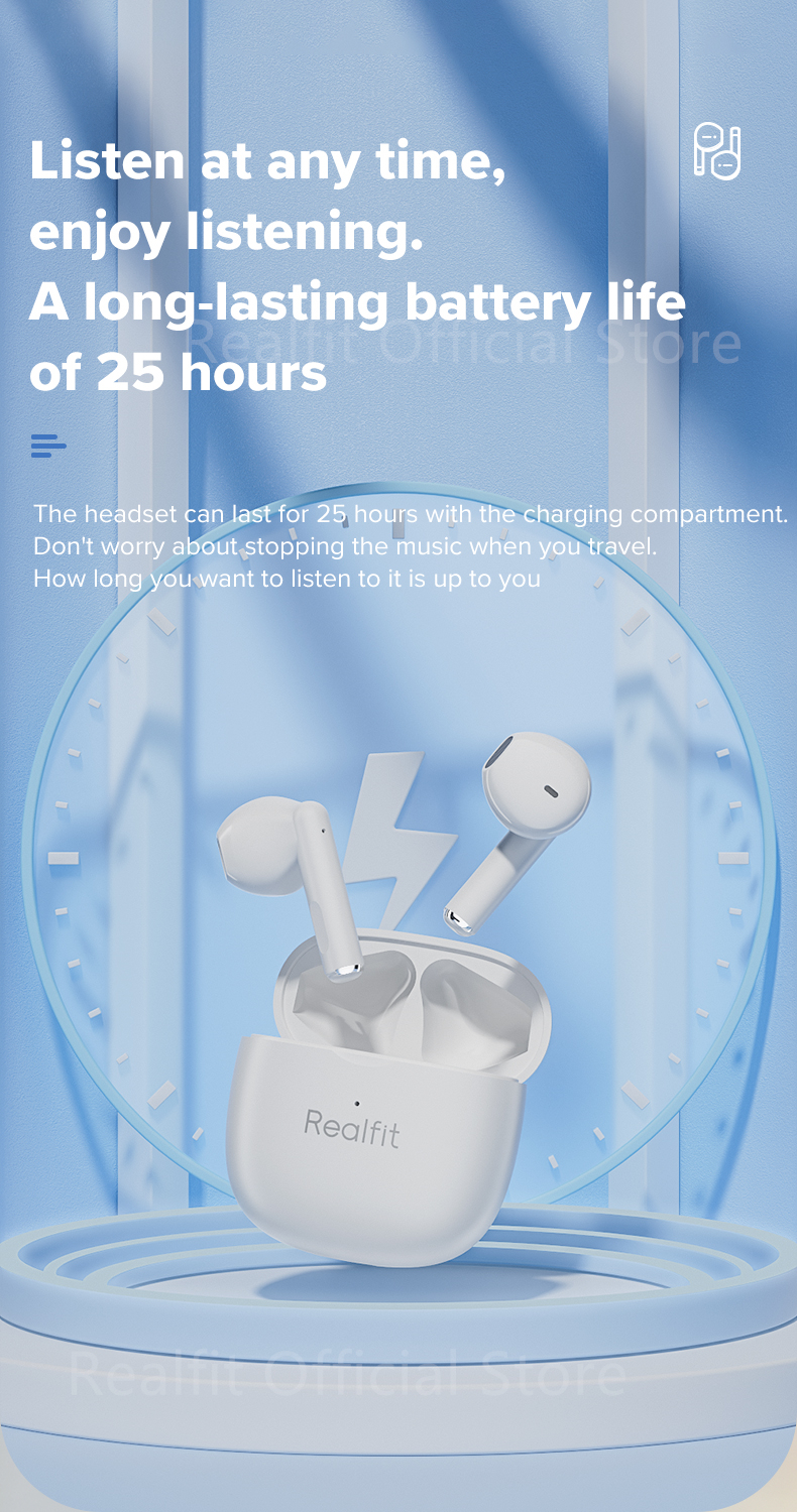 Realfit F1 Bluetooth Earphone Excellent HIFI Quality Wireless Earbuds ...