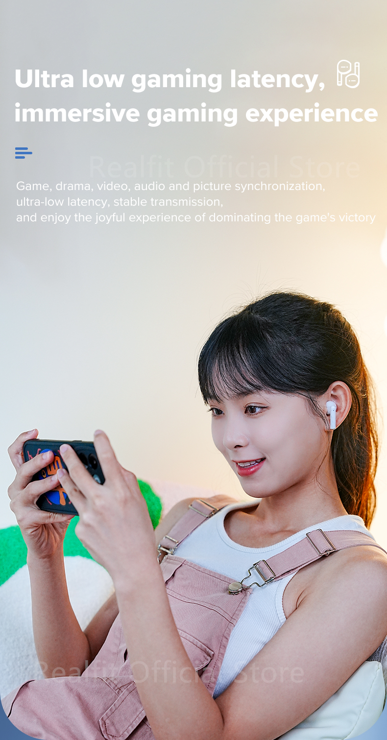 Realfit F1 Bluetooth Earphone Excellent HIFI Quality Wireless Earbuds ...