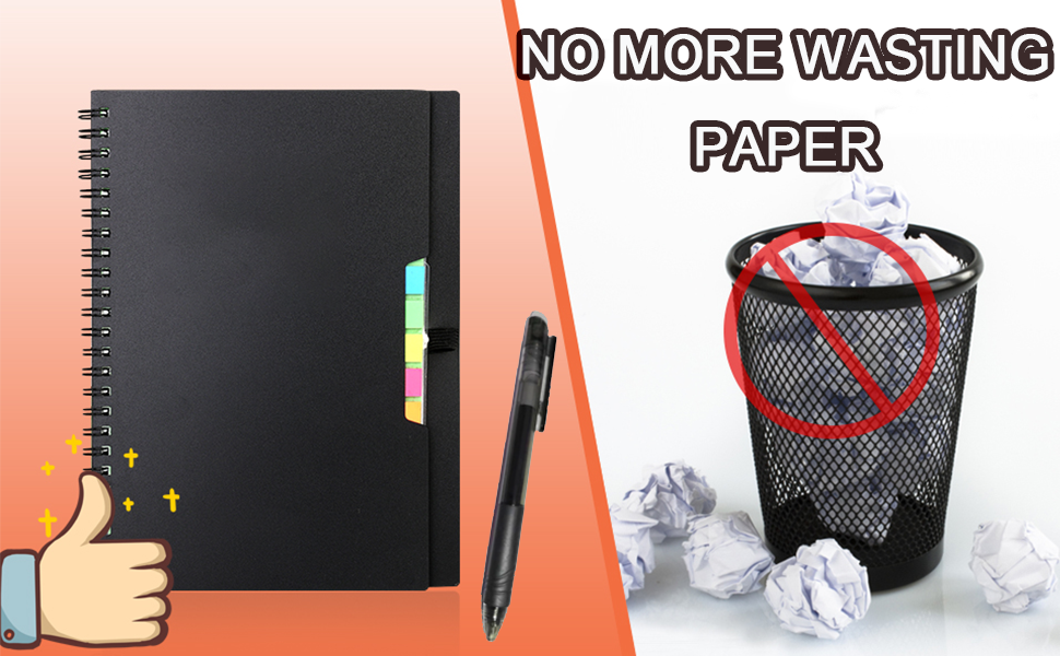 Smart Reusable Notebook Reusable And Erasable Dot Grid Eco Friendly Notebook Waterproof Notebook