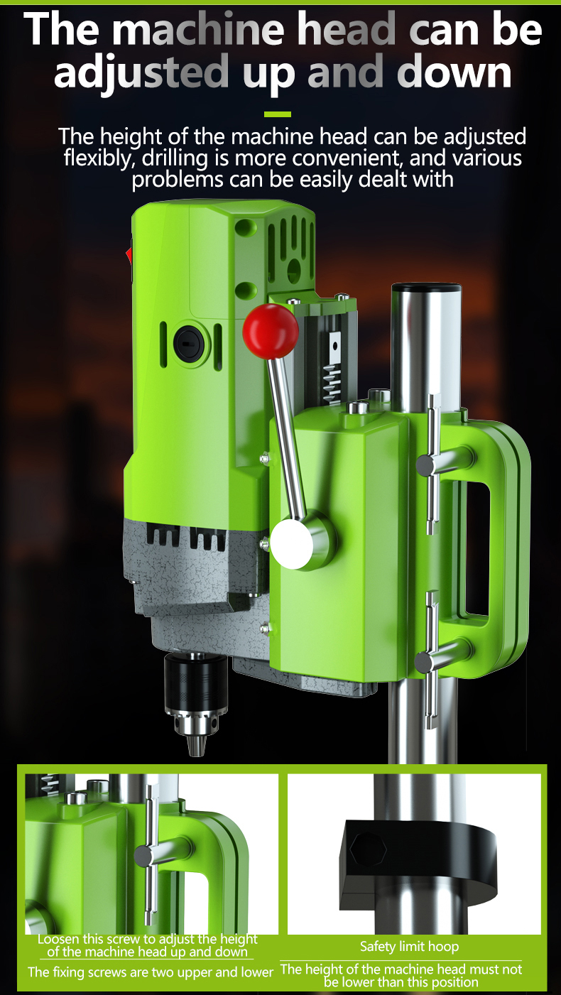 710W Mini Drill Press Table Workbench Compact Drill Wood Drilling ...