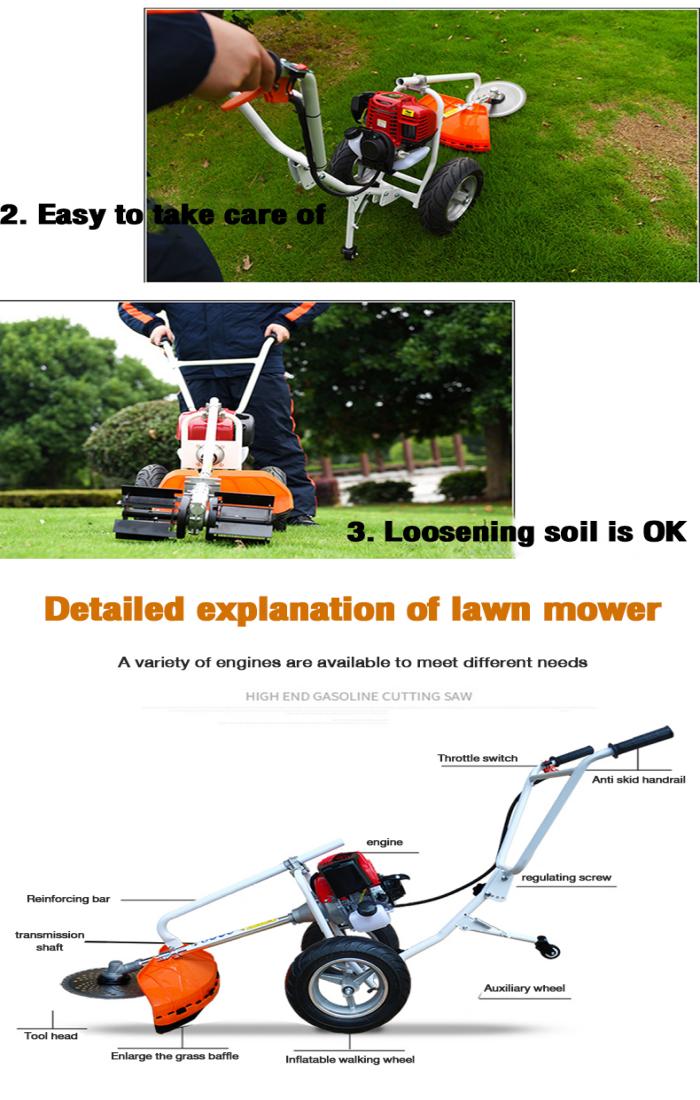 4-stroke Grass Cutter gasoline engine heavy duty multi-function brush ...