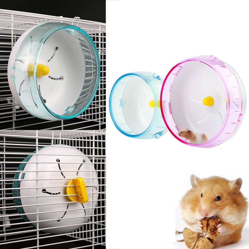 12/14/17.5/21cm Hamster Mice Gerbil Rat Exercise Wheel Silent Spinner ...