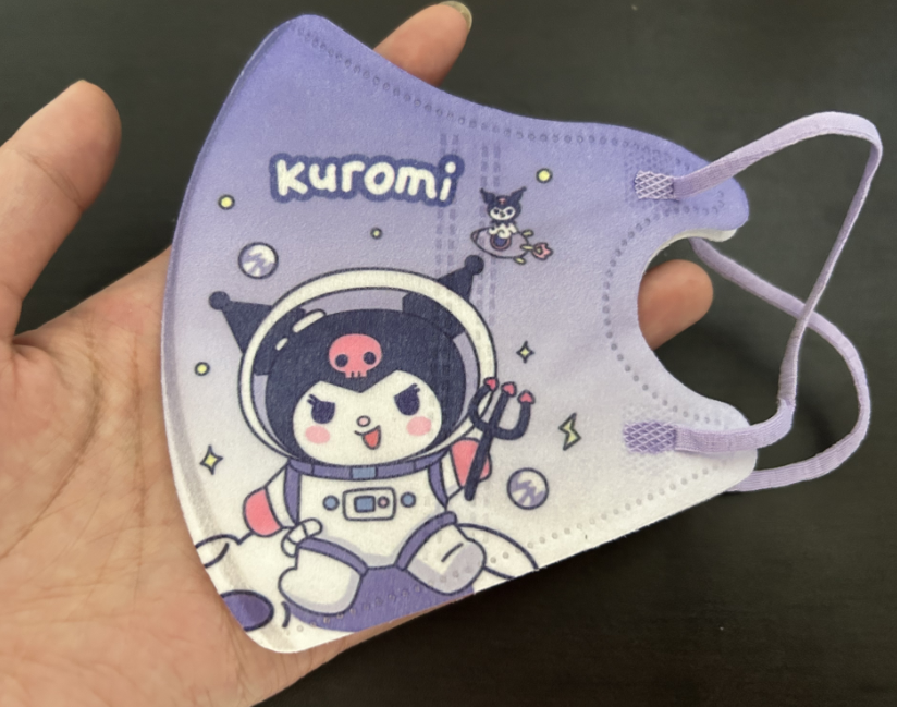 【3-12 years old】 30pcs Sanrio 3D mask Kuromi cartoon Dust christmas ...