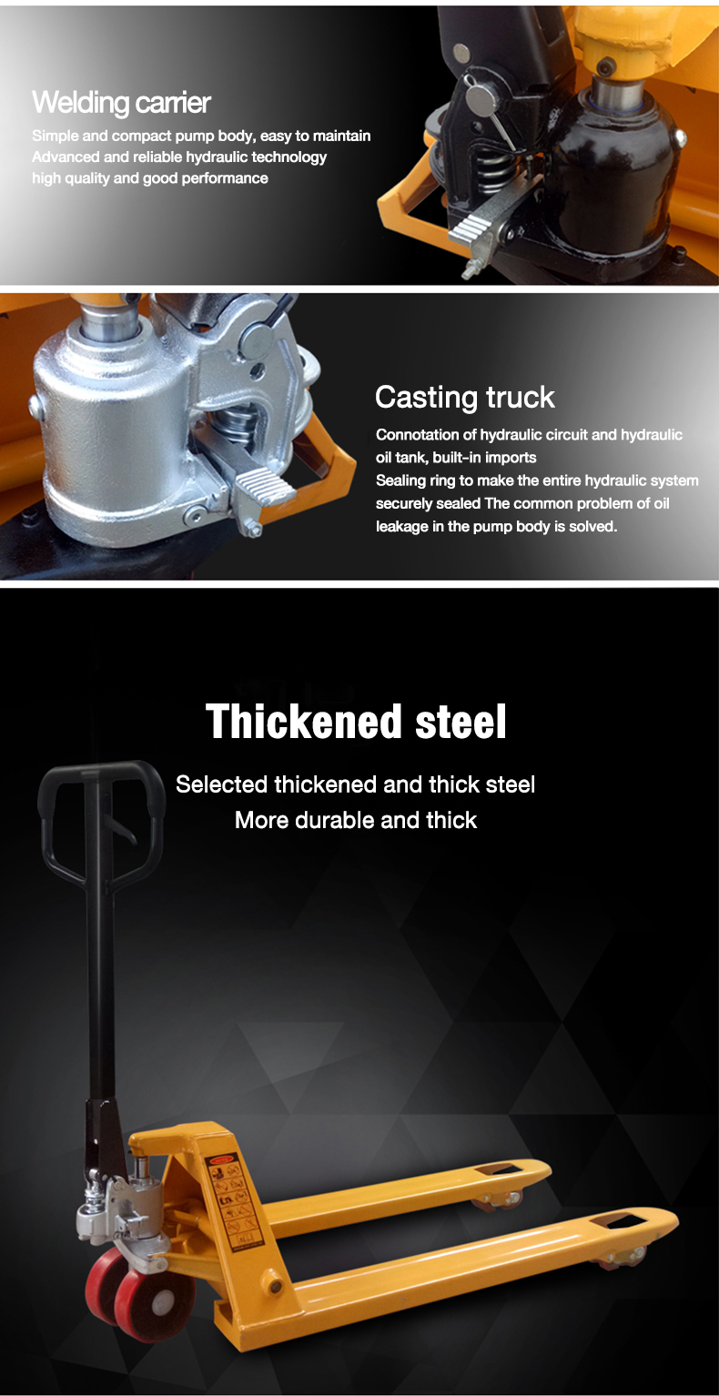 Hydraulic Jack Pallet Truck 3T STANDARD WIDE Full Rollers Nylon Wheels ...