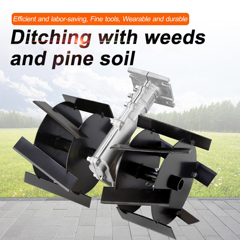 Lawn mower weeding wheel accessories cultivator for grass cutter tiller ...