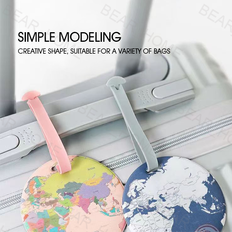 Map Luggage Tag Luggage Accessories Silicone Luggage Tag/Luggage Tag ...