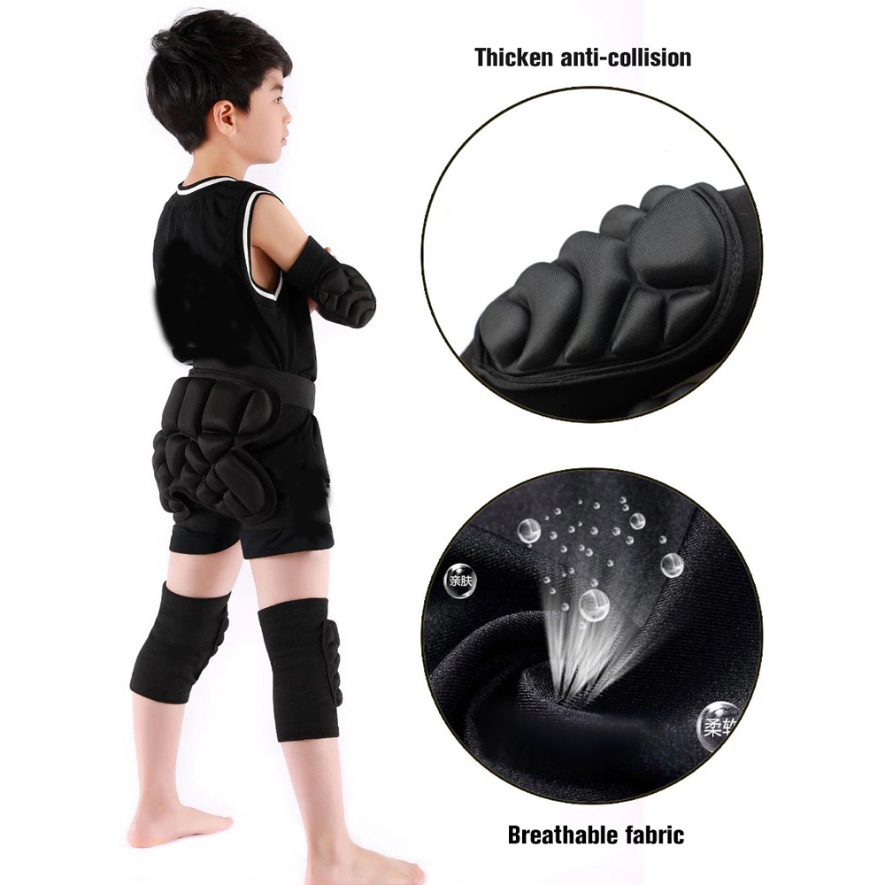 1Pair Kids Knee Pads Elbow Pads Set Toddler Soft Protective Gear, Sport ...