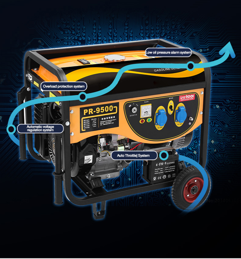 3.5KW generator for home Gasoline Generator Small household generator ...