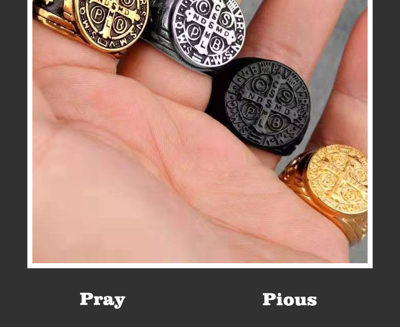 Factory Wholesale High-quality Catholic Patron Saint Benedict Of Nursia ...