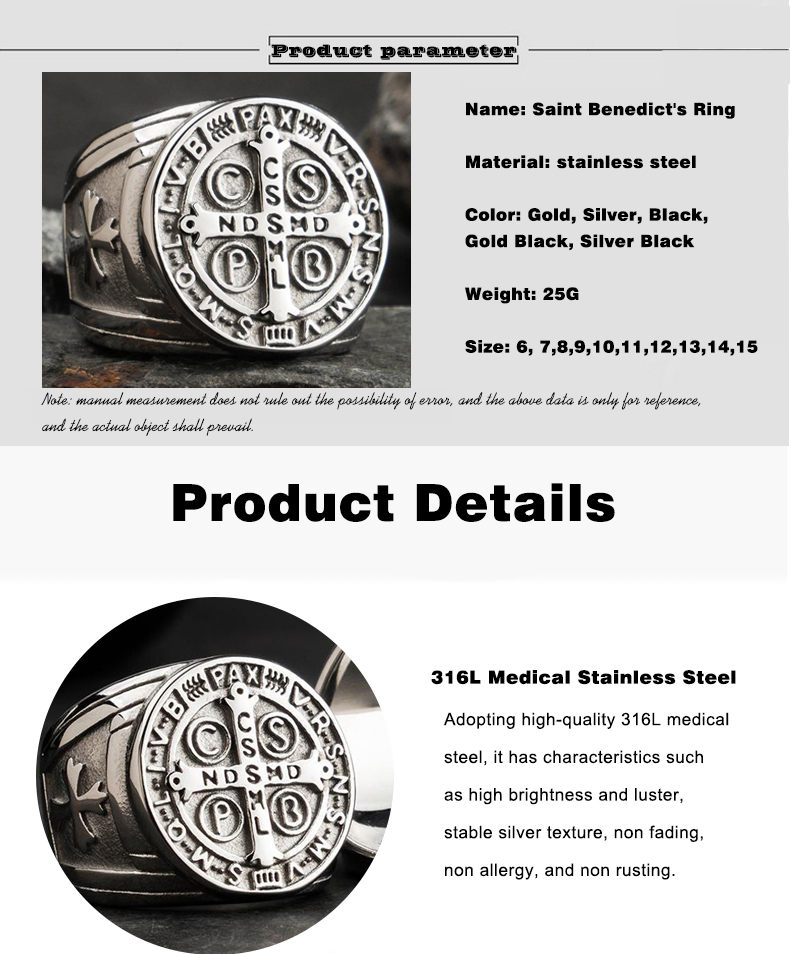 Factory Wholesale High-quality Catholic Patron Saint Benedict Of Nursia ...