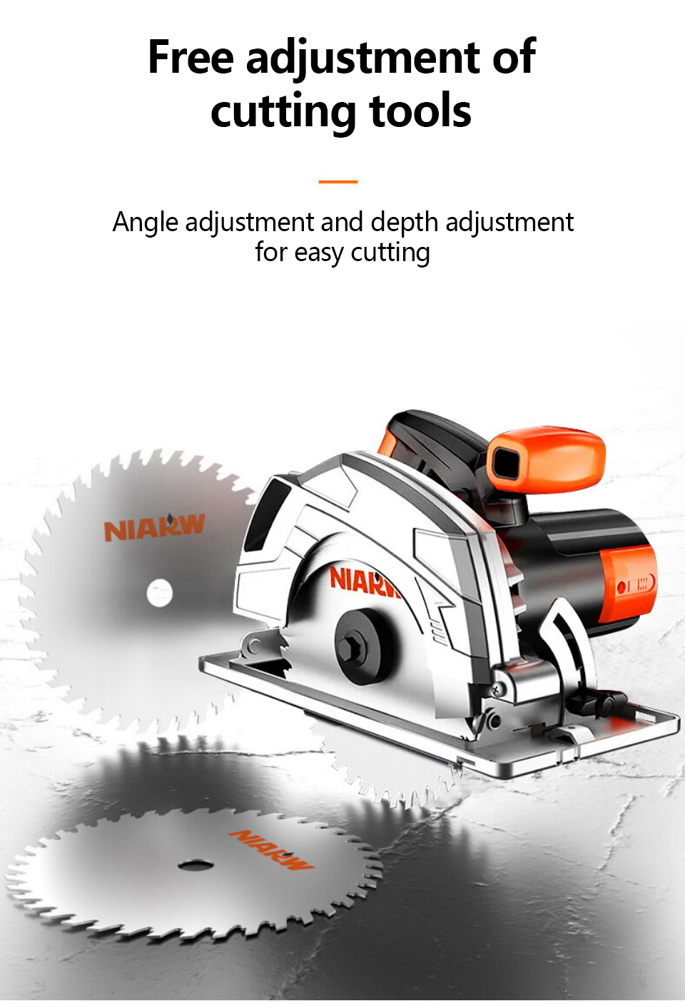 7-1/4 inch professional circular saw machine 1600W with circular saw ...