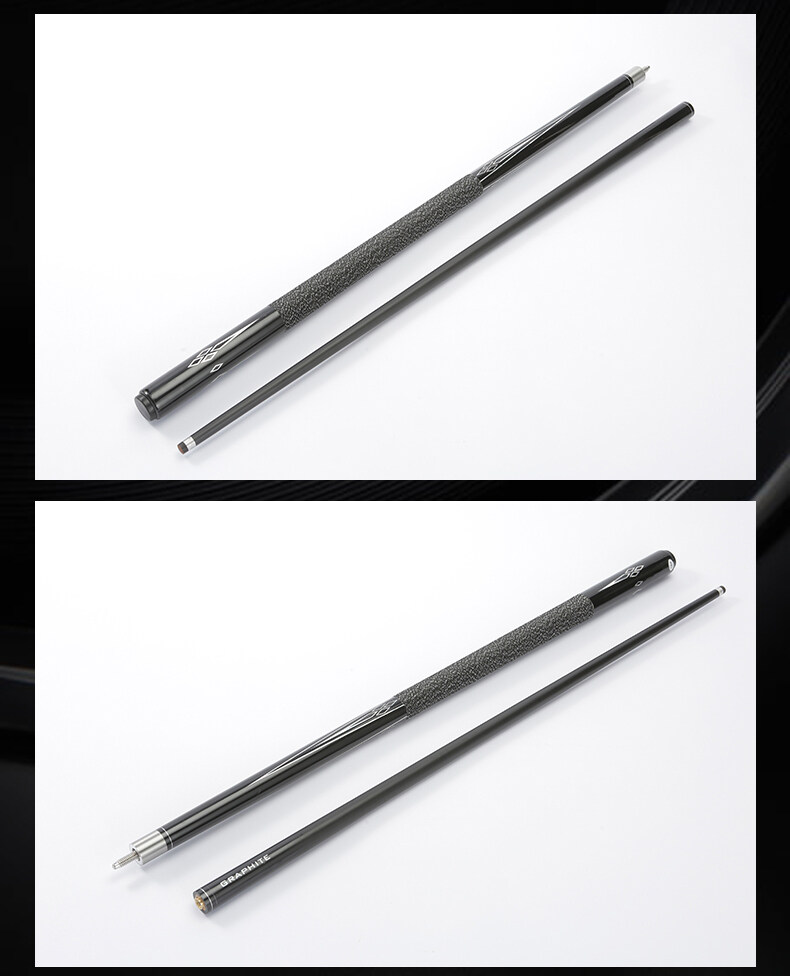 Carbon Fiber Pool Cue Black 8 Snooker American Nine Ball Billiard Cue ...