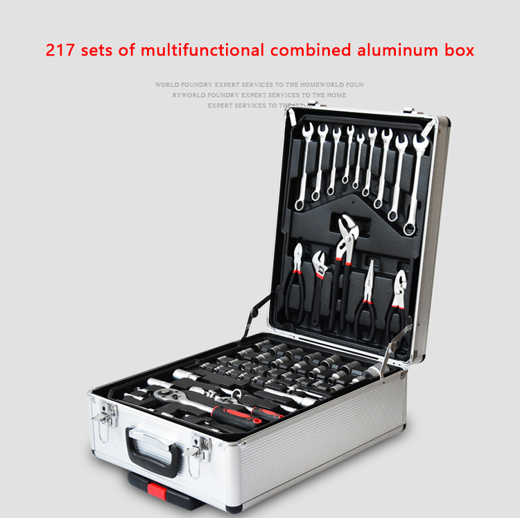 85-217Pcs Pull Rod Tool Hardware Tool Box Set Portable Tool Set with ...