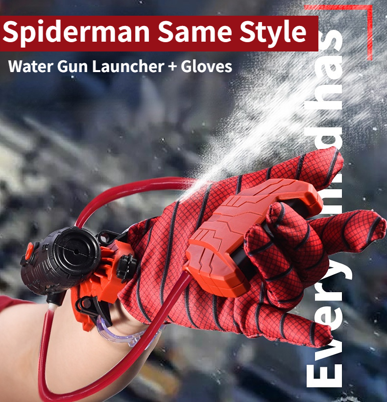 Spiderman Wrist Water Gun Launcher spider web toy Summer Outdoor Toy ...