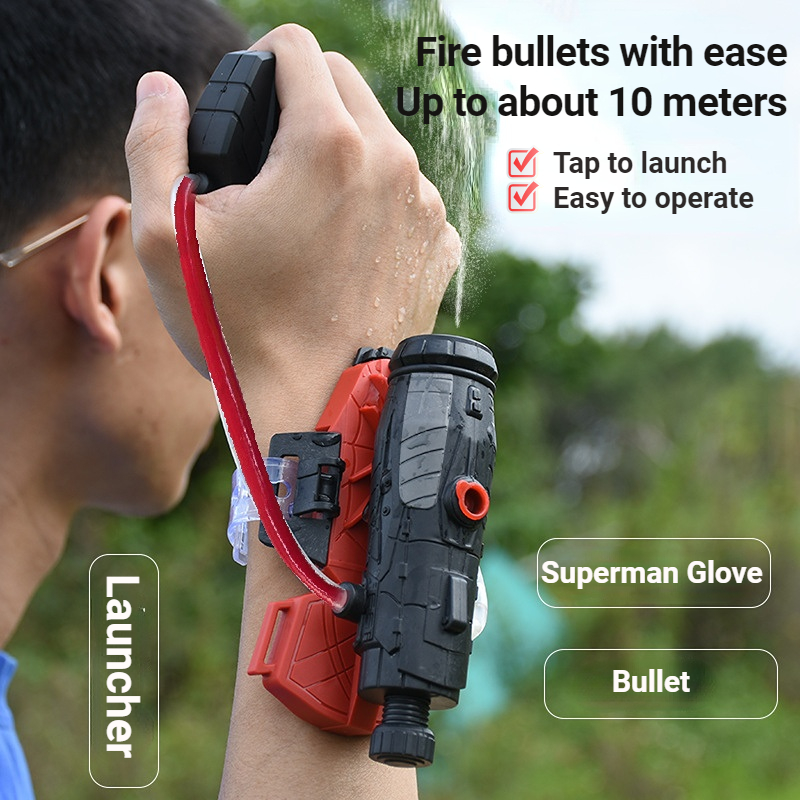 Spiderman Wrist Water Gun Launcher spider web toy Summer Outdoor Toy ...