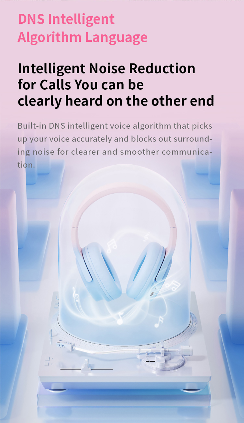 Picun Queen Wireless Headphone For Laptop Phone HIFI Stereo Over Ear ...