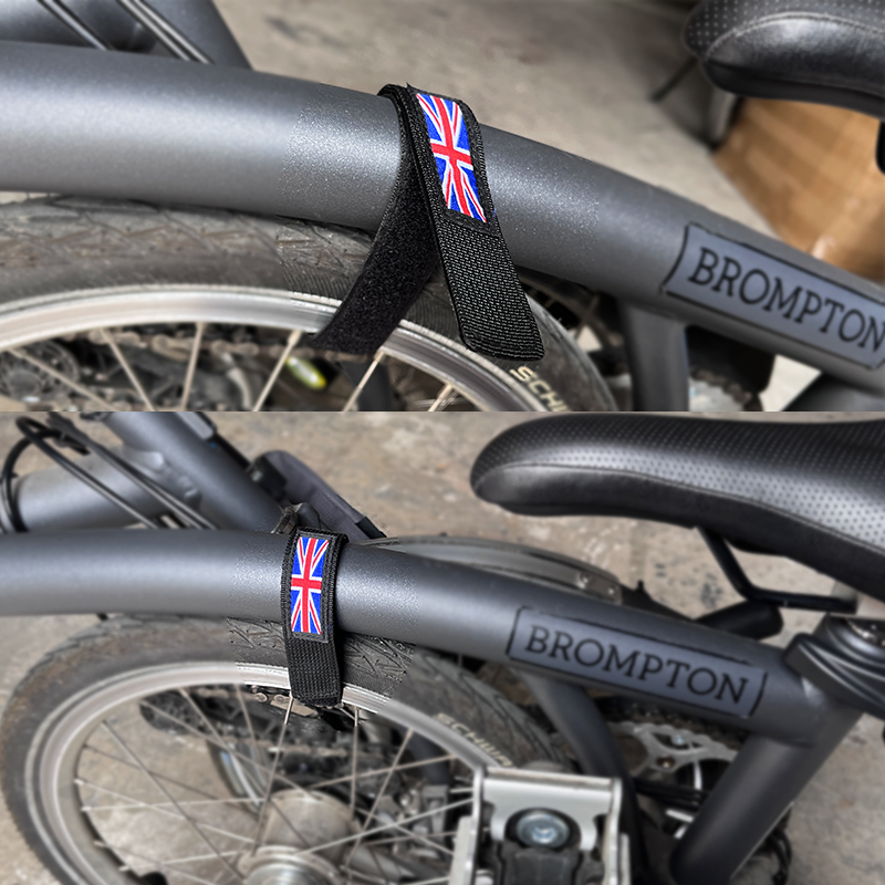 For Brompton Bicycle Frame Wheel Fixed Strap Binding Belt Folding Bike ...