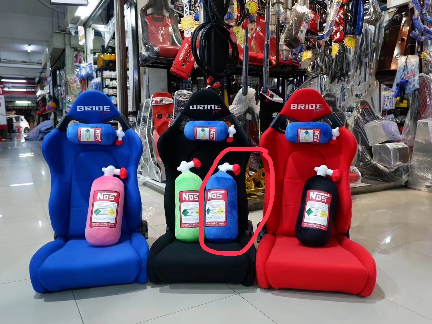 【ITSOK】NOS Nitrous Oxide Bottle Tank Creative Plush Throw Pillow ...