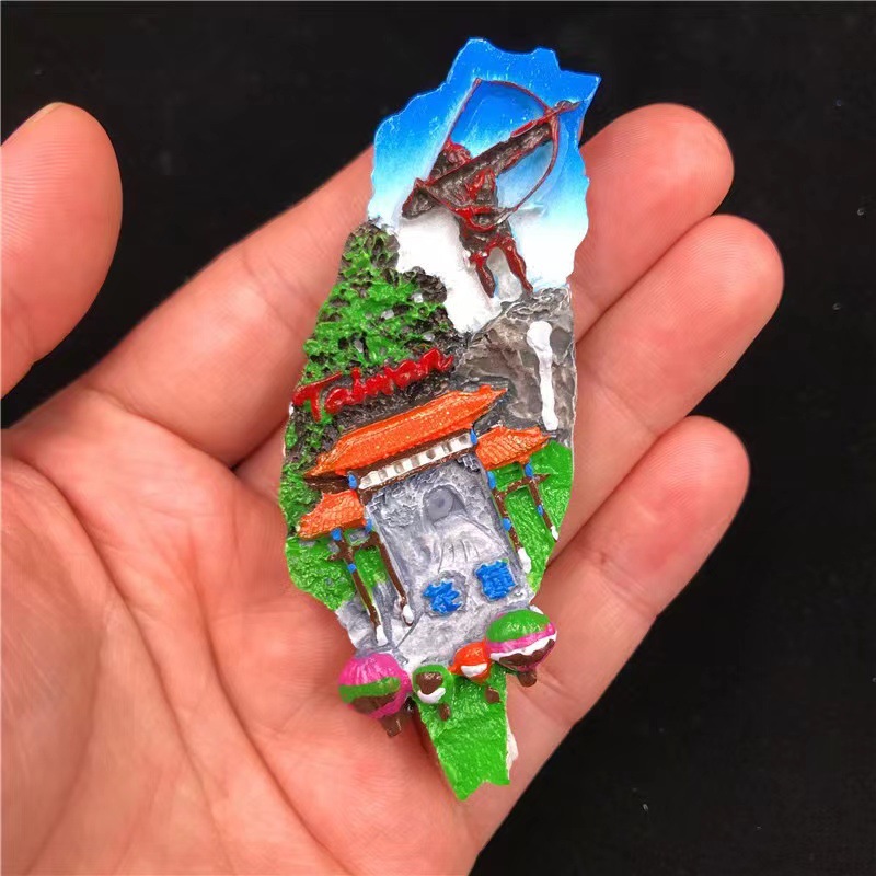 3D fridge magnet China Taiwan magnetic refrigerator stickers Taiwan ...