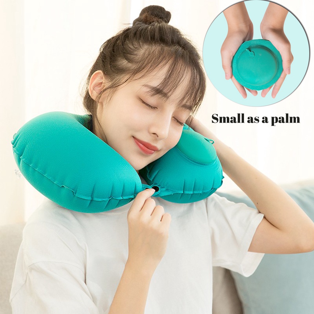 Eone Home Inflatable Neck Pillow U-Shape Travel Pillow Camping Pillow ...