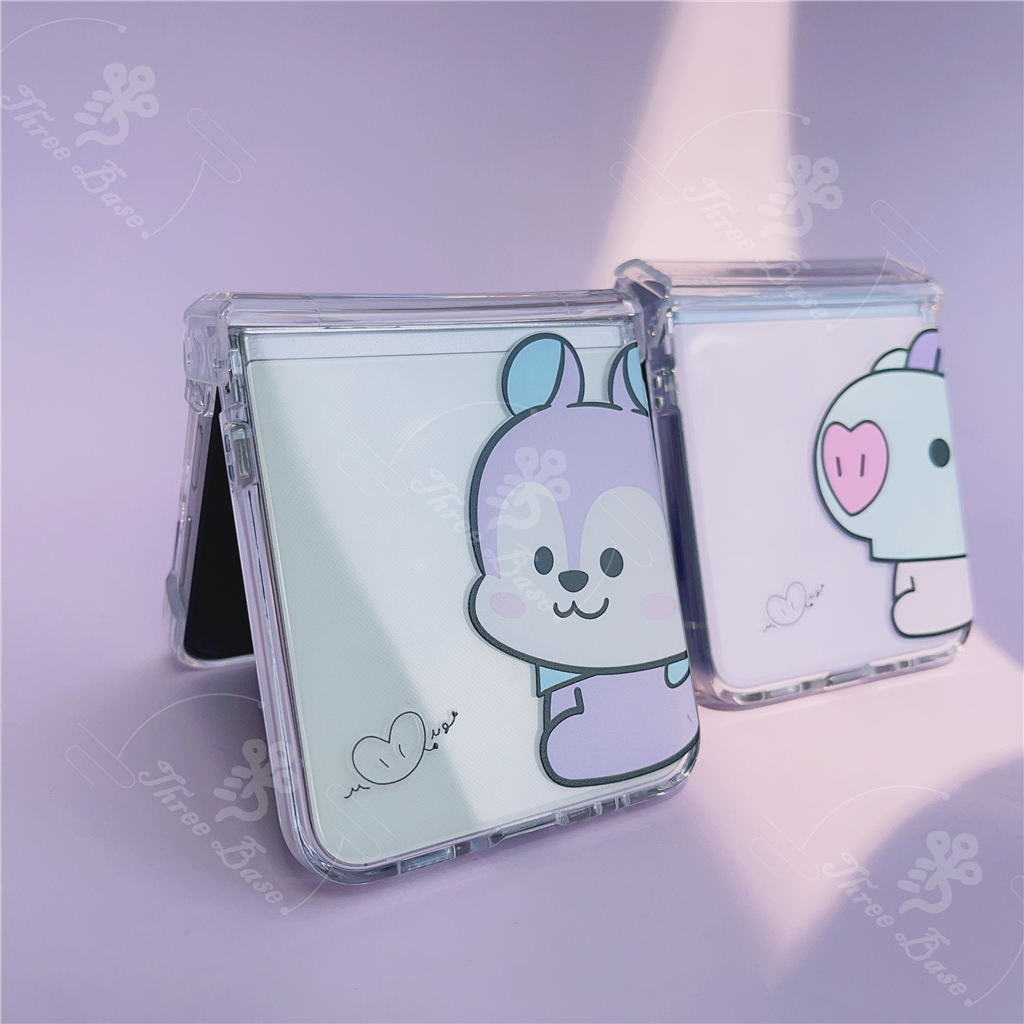 Phone case For Samsung Zflip5 Zflip3 Zflip4 BTSS-7 BT RJ Shooky Cooky ...