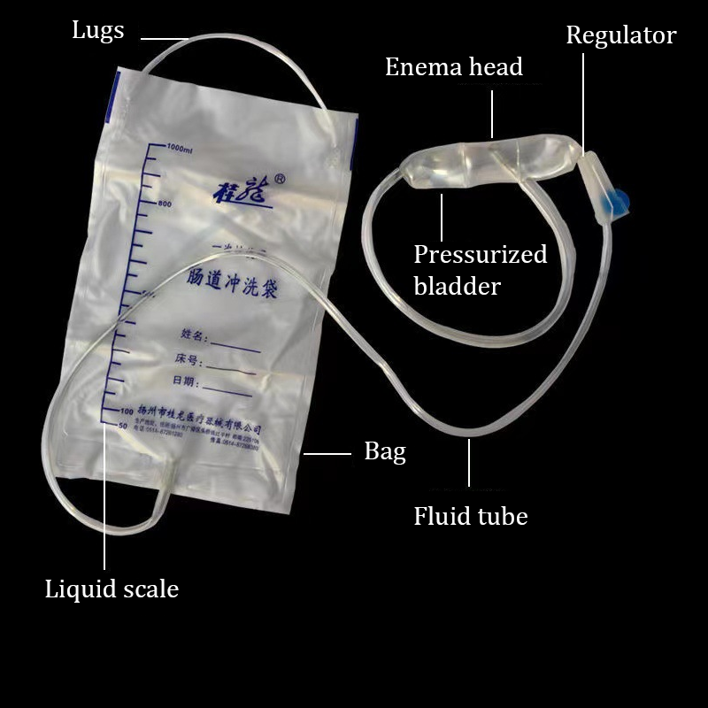 1000ML Disposable intestinal flushing bag household disposable enema ...