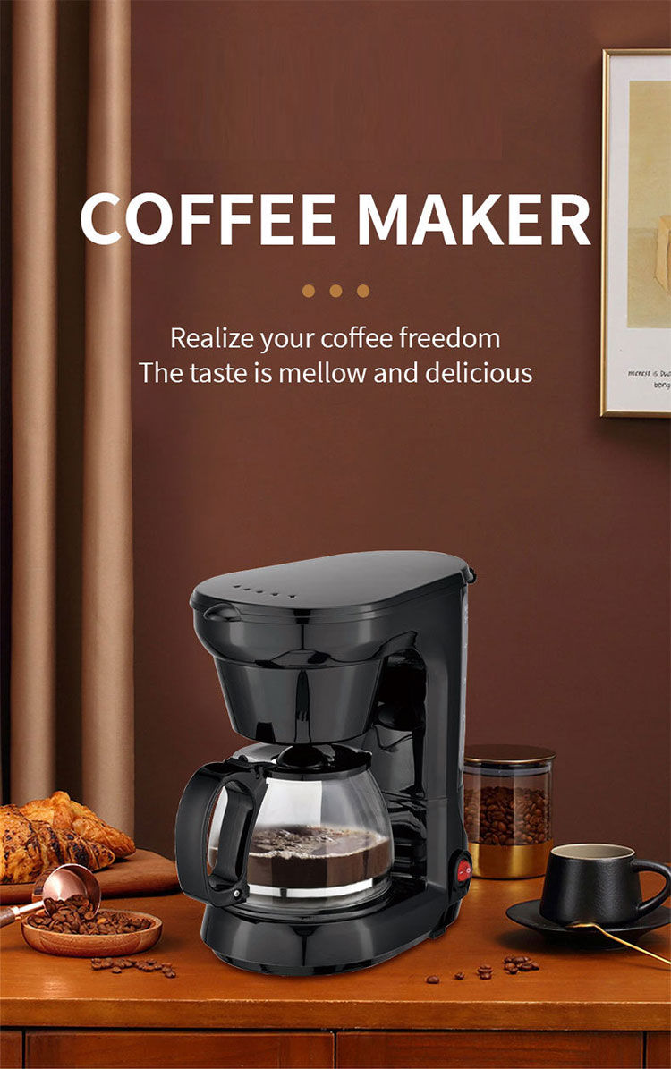 IKER 750ML Coffee maker Household small automatic coffee maker machine ...
