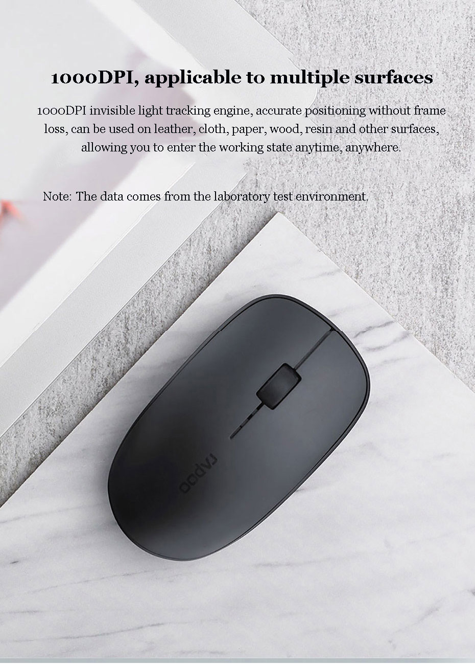 RAPOO X260/X260S Slim Wireless Keyboard and Mouse Set with Round ...