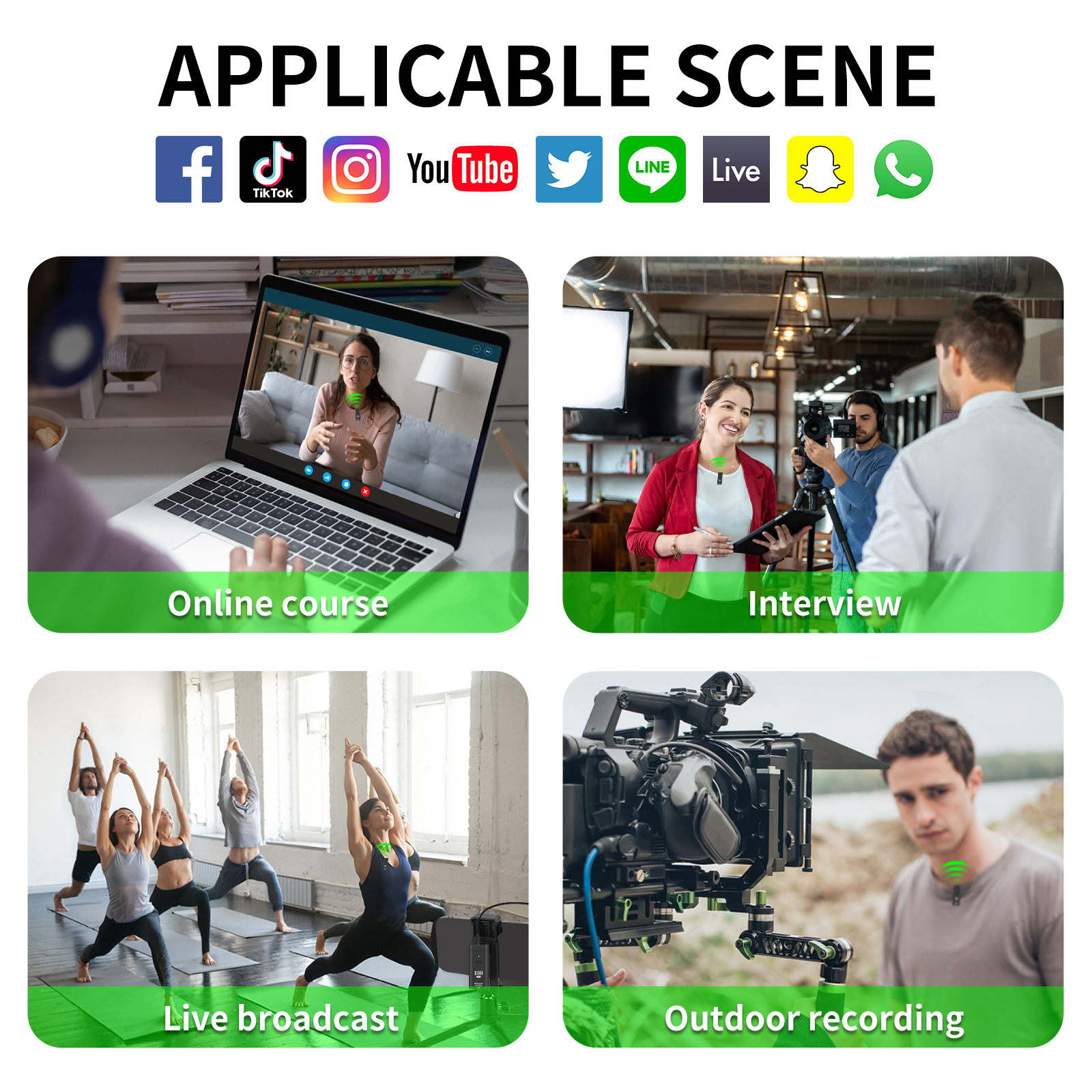 XTUGA J01 Wireless Monitor In Ear System Music Monitoring Playback ...