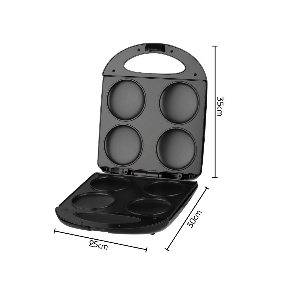 INHDBOX 6 / 4 hole muffin machine Pancake Maker Burger machine Double ...