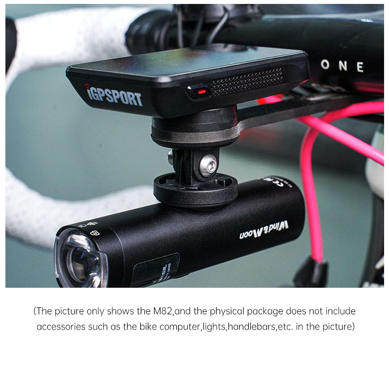 IGPSPORT M82 Bike Computer Mount Integrated Carbon Fiber Handlebar ...