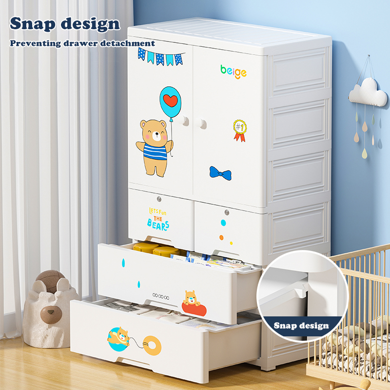 【Free shipping】 Baby wardrobe Children's wardrobes Cartoon wardrobe ...