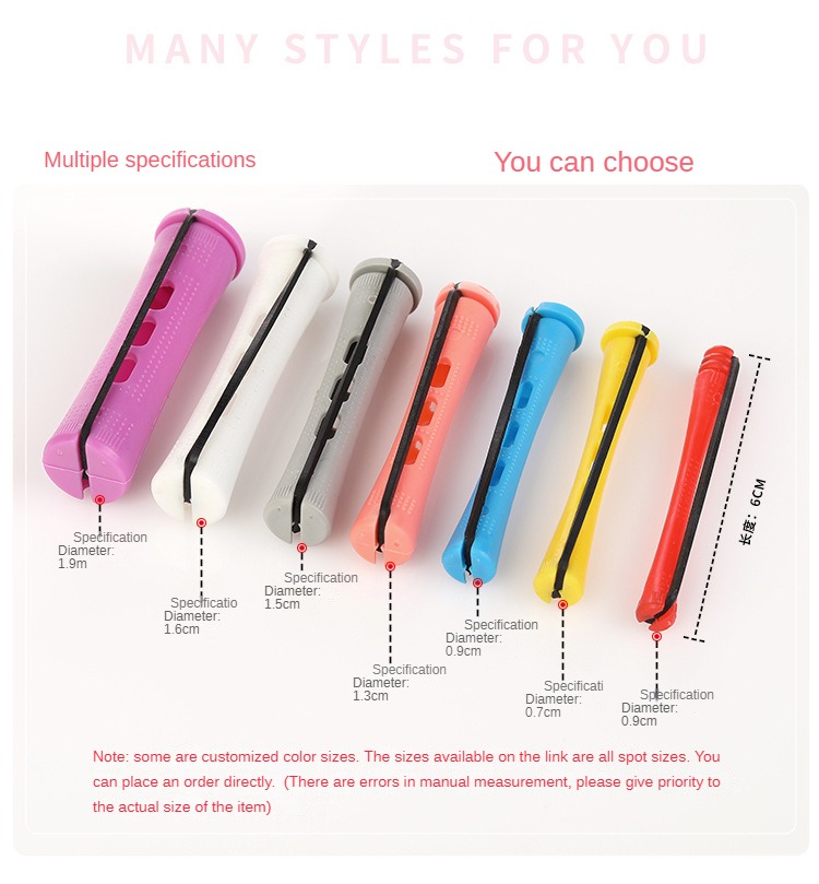 12pcs HAIR PERMING Curling ROD rods ROLLERS Hair Tools THE ORIGINAL Rod ...
