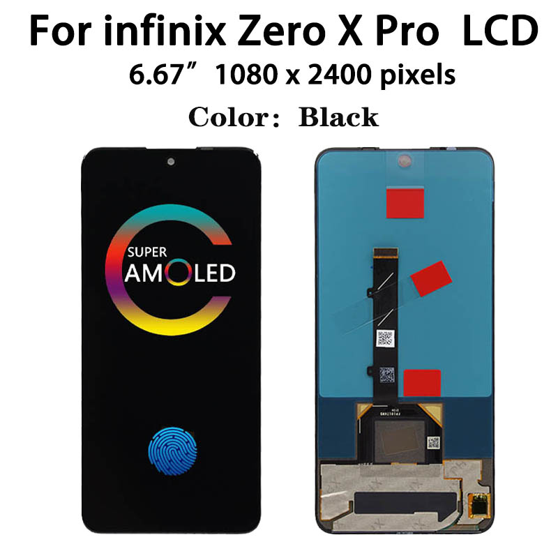 Original AMOLED For infinix zero x pro X6811 X6811B LCD Display Touch ...