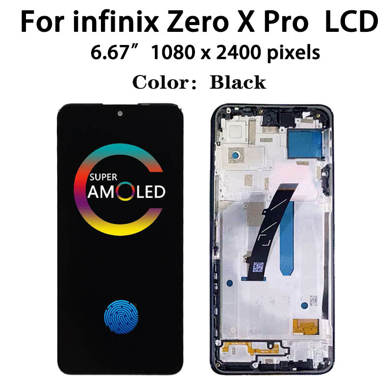 Original AMOLED For infinix zero x pro X6811 X6811B LCD Display Touch ...