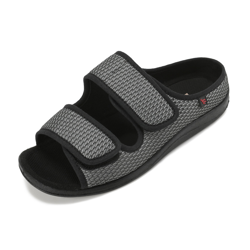 Women Men Diabetes Sandals Adjustable Extra Wide Shoes Swollen Feet ...