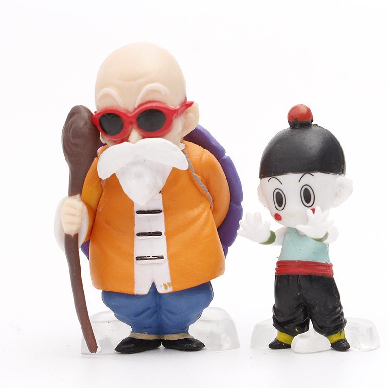 8Pcs/Set Dragon Ball Z Son Goku Master Roshi Kame Sennin Broli Tien ...