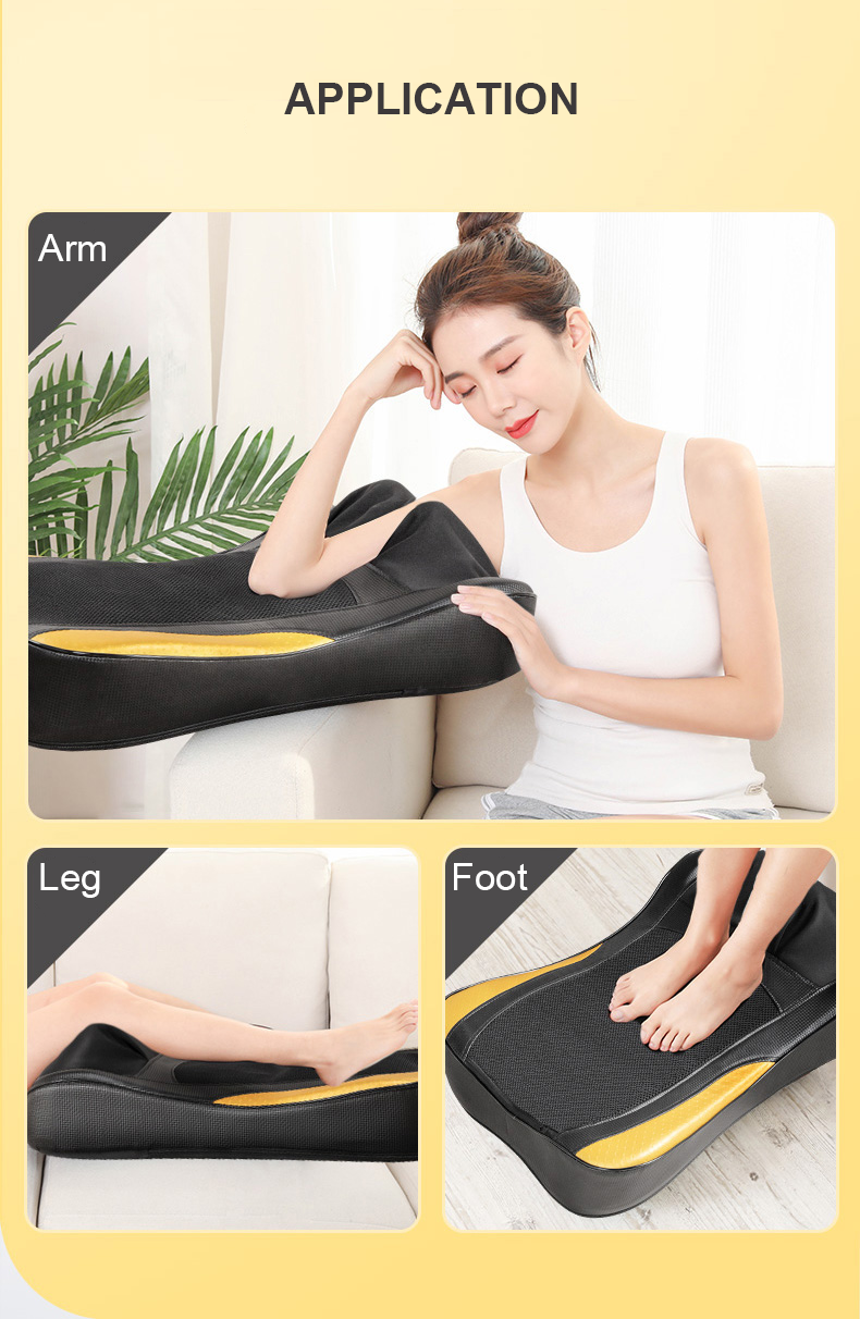 Jinkairui Back Massager Neck Massager Open Back Kneading Heating with ...