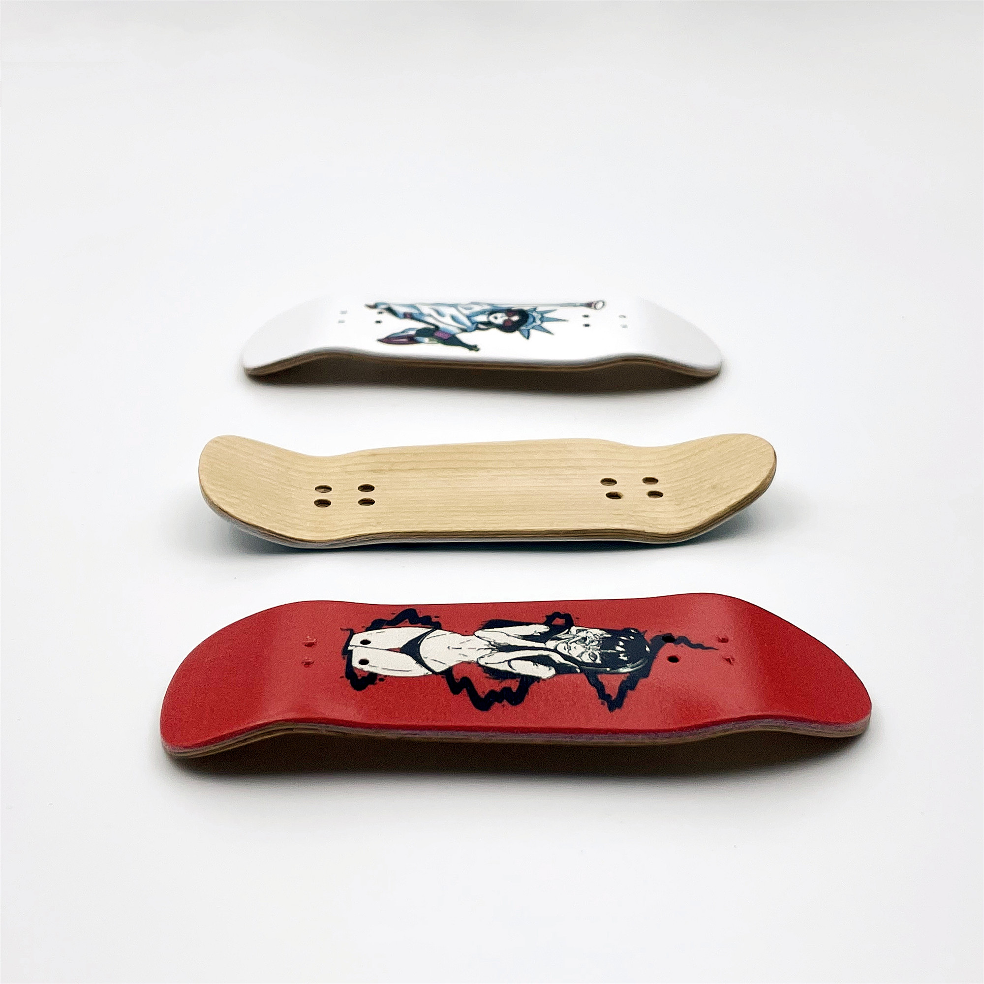34mm New Shape Fingerboard Deck with Graphic for Professional Finger ...