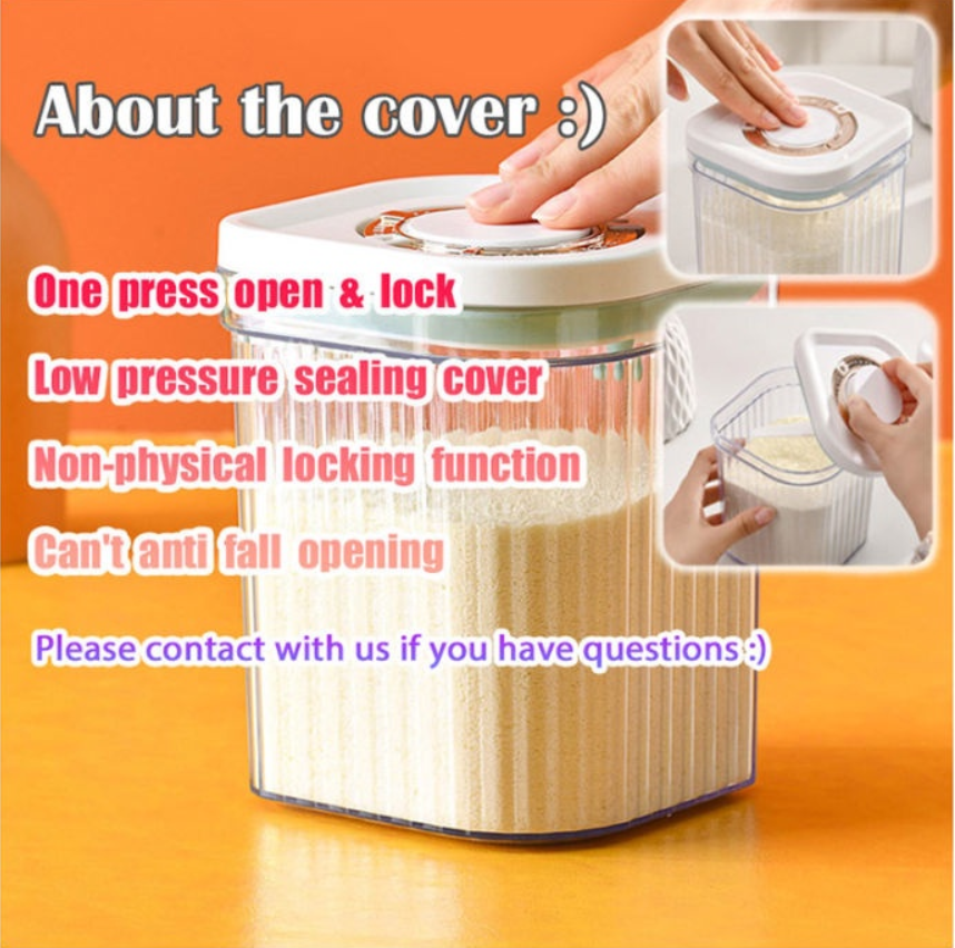 Baby Milk Powder Box Milk Powder Storage 1200ml Moisture-proof Milk ...