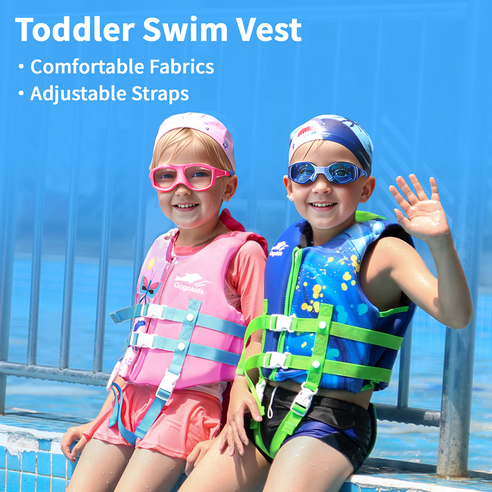 Gogokids Dinosaur Children Baby Inflatable Swimming Vest Safety Life ...