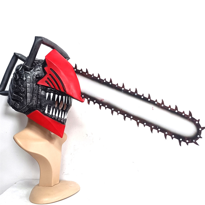 Chainsaw Mask Denji Cosplay Saws Hand Headgear Pochita Anime Chainsaw ...